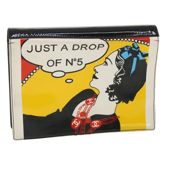 CHANEL | Bags | Chanel Mademoiselle Comic Just A Drop Of No5 Clutch Bag ...